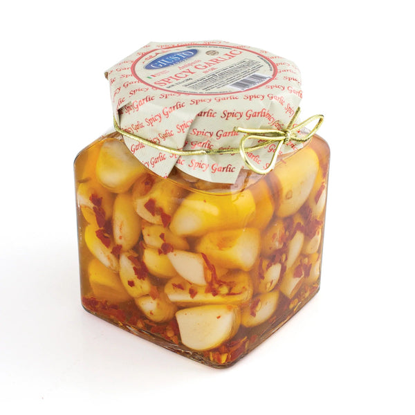 Giusto Sapore Spicy Garlic Cloves in Oil 10oz - Ambrosi & Sons