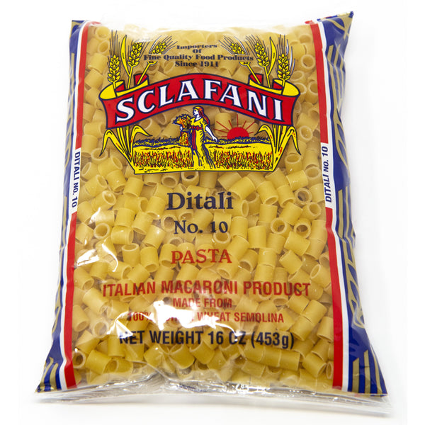 Sclafani Pasta #10 Ditali 1 lb. - Ambrosi & Sons